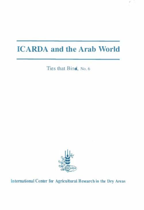 Ties that Bind: ICARDA and the Arab World | ICARDA